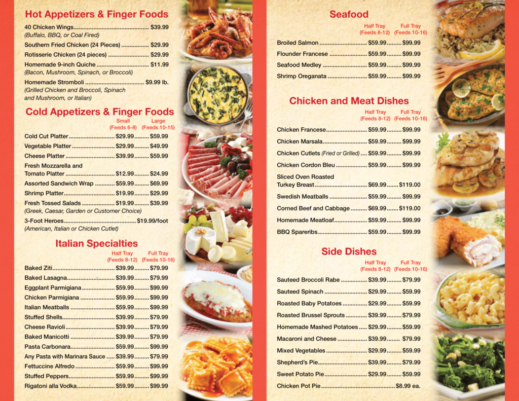 Catering | Rockville Centre Associated